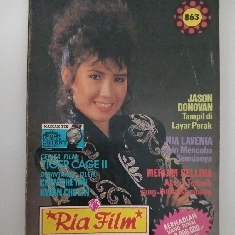 Jual Majalah Ria Film Tahun 1990 Cover Nastiti Karya Dewi (Nicky ...