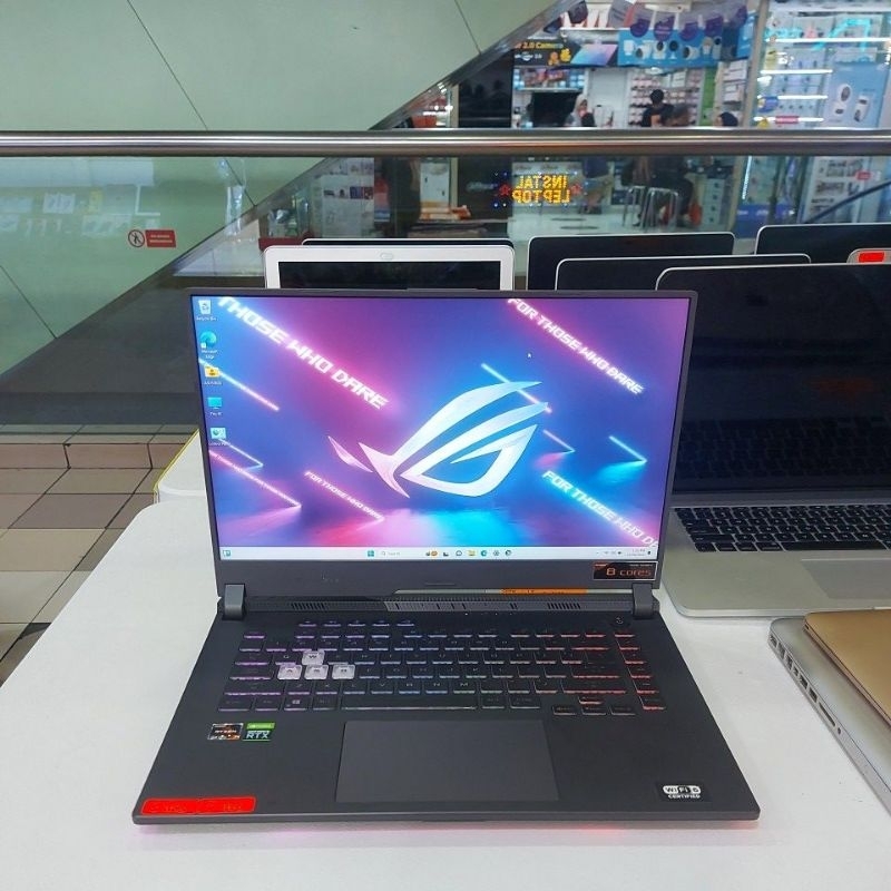 Jual Laptop asus rog strix ryzen 7 5800H ram 16gb ssd 512gb rtx 3050 ti ...
