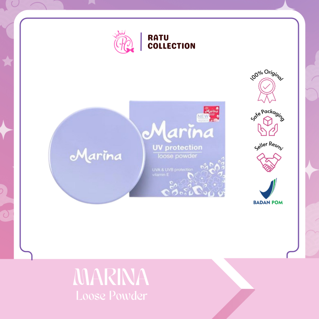 Jual Marina UV Protection Loose Powder 25gr | Shopee Indonesia