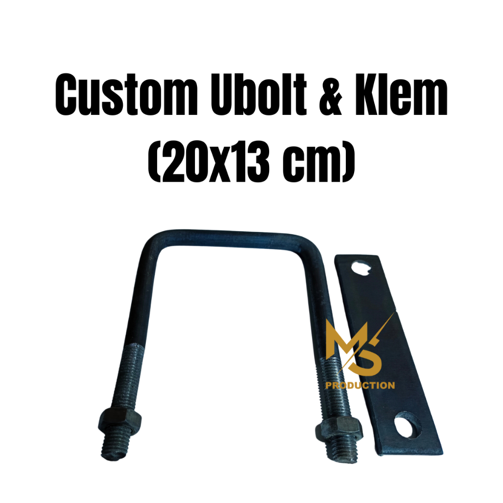 Jual Paket U Bolt Behel dengan Plat Tutup Begel / Klem U Bolt Bak Truk ...