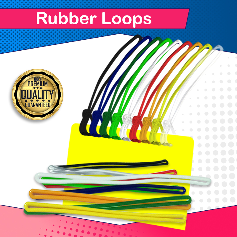 Jual Tali Koper / Tali Loop Strap / Tali untuk luggage tag/Rubber Loops ...