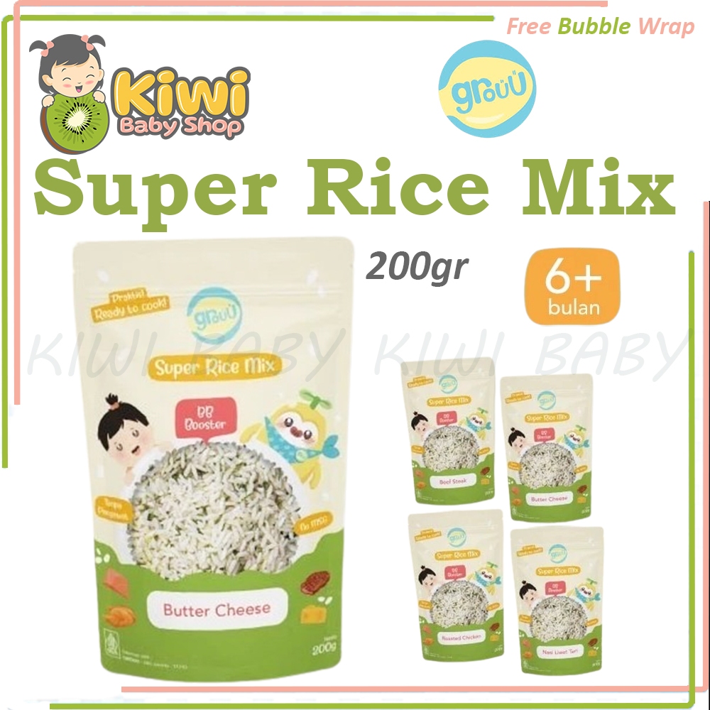 Jual Grouu Super Rice Mix BB Booster Beras MPASI Anak Tanpa Pengawet ...