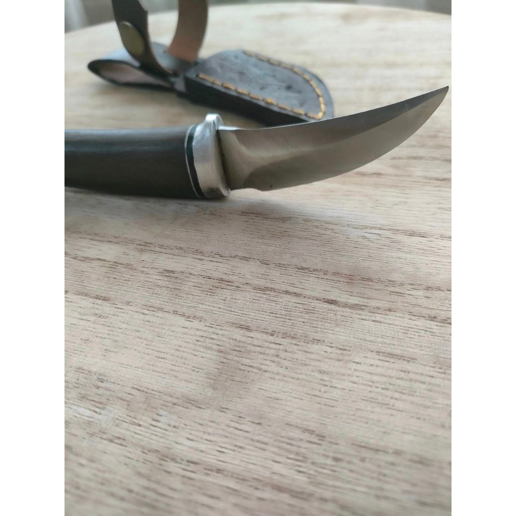 Jual PISAU ETNIC 007 Pisau Raut Jalu Ayam aduan Gagang Bengkok Baja HSS ...