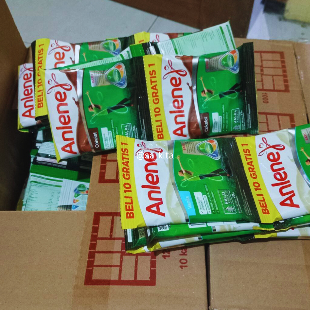 Jual Susu Anlene Actifit Kemasan Promo Per Renceng Isi 10 + 1 Sachet ...