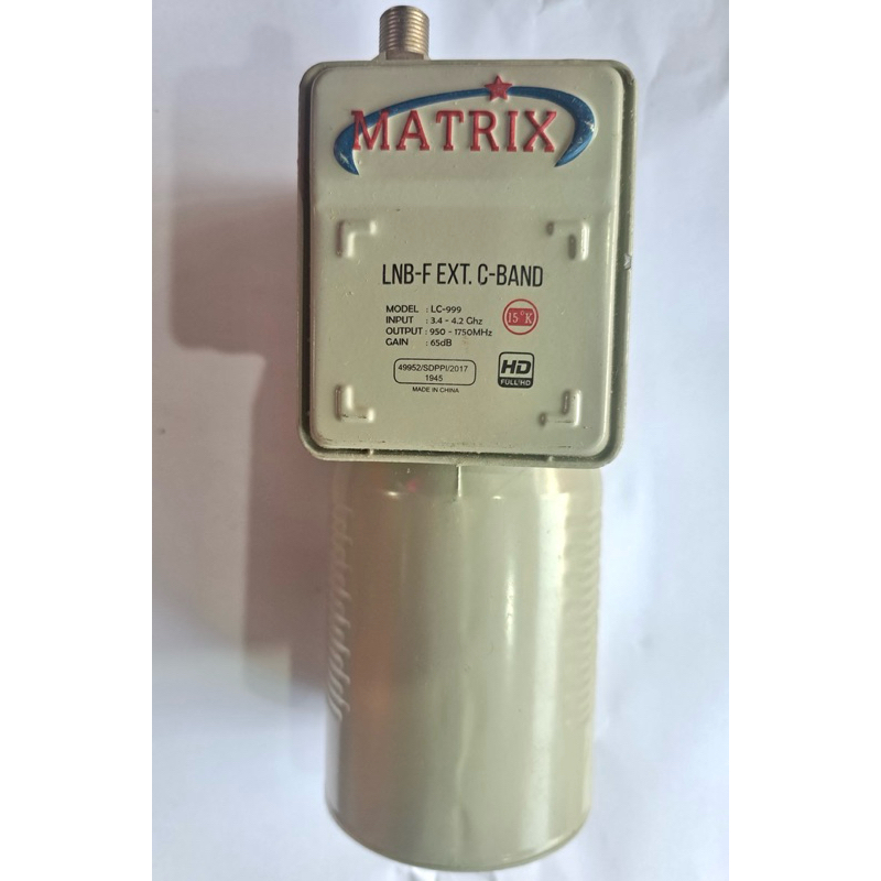 Jual LNB F C-BAND MATRIX 1 RECEIVER PARABOLA | Shopee Indonesia