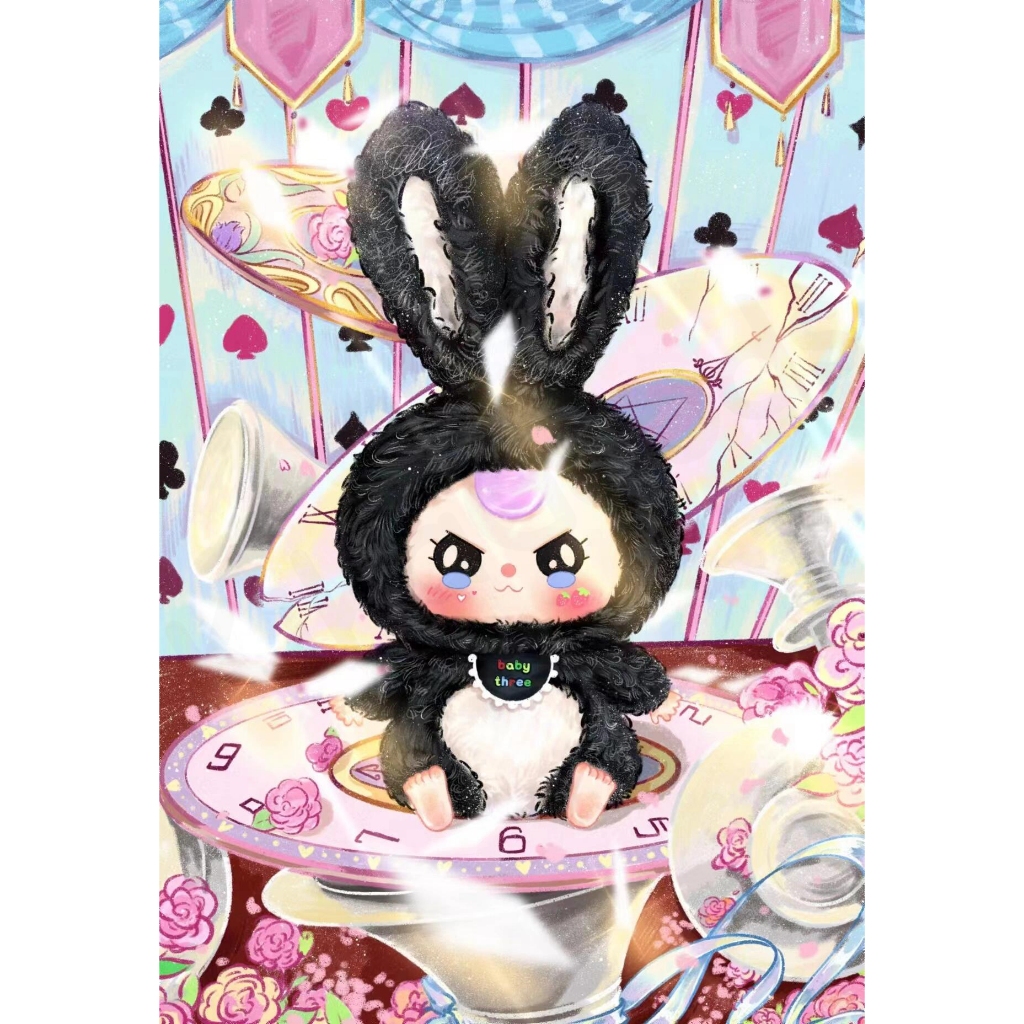 Jual [READY STOCK] BABY THREE LILY - RABBIT TOWN VINYL FACE PLUSH 100% ...