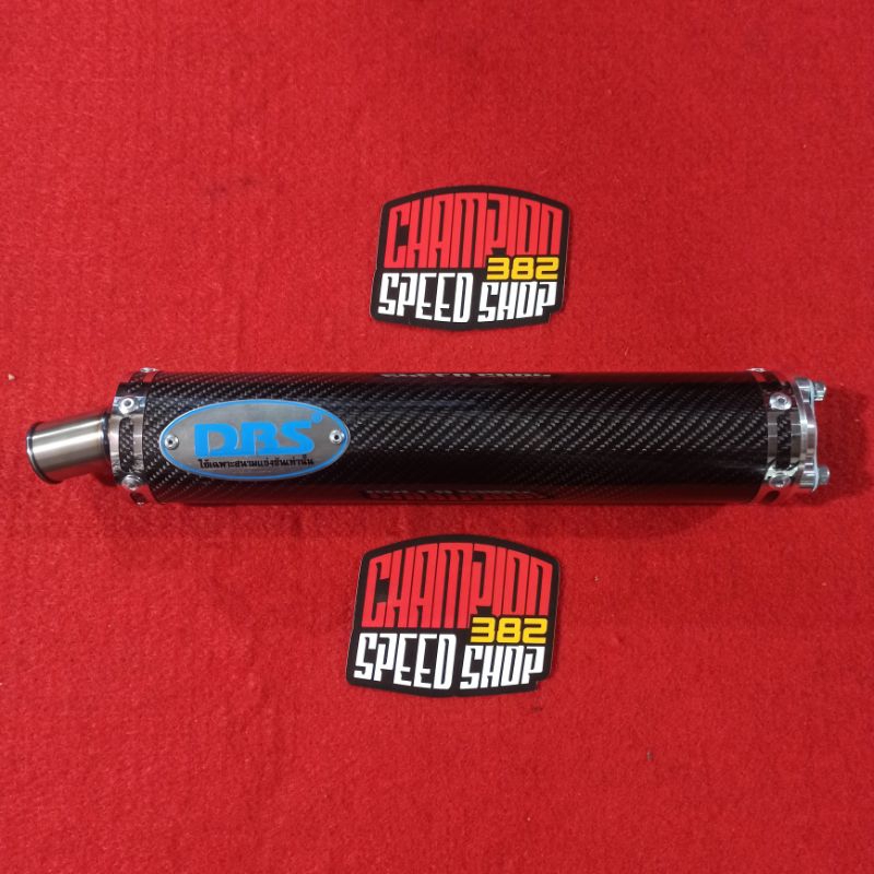 Jual Silencer Knalpot 2Tak 2 Tak 2T DBS Carbon Logo Biru Original ...
