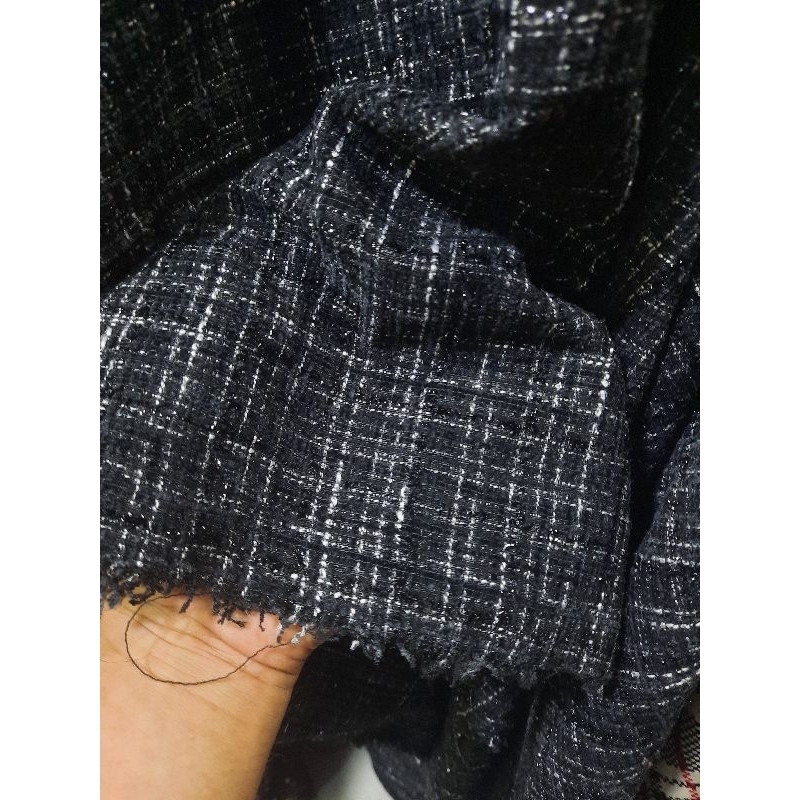 Jual kain tweed acrilik terlaris/harga per 0,5meter/kain meteran ...