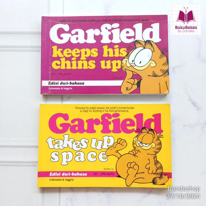 Jual Komik Garfield Edisi Dwi Bahasa Indonesia Inggris | Shopee Indonesia