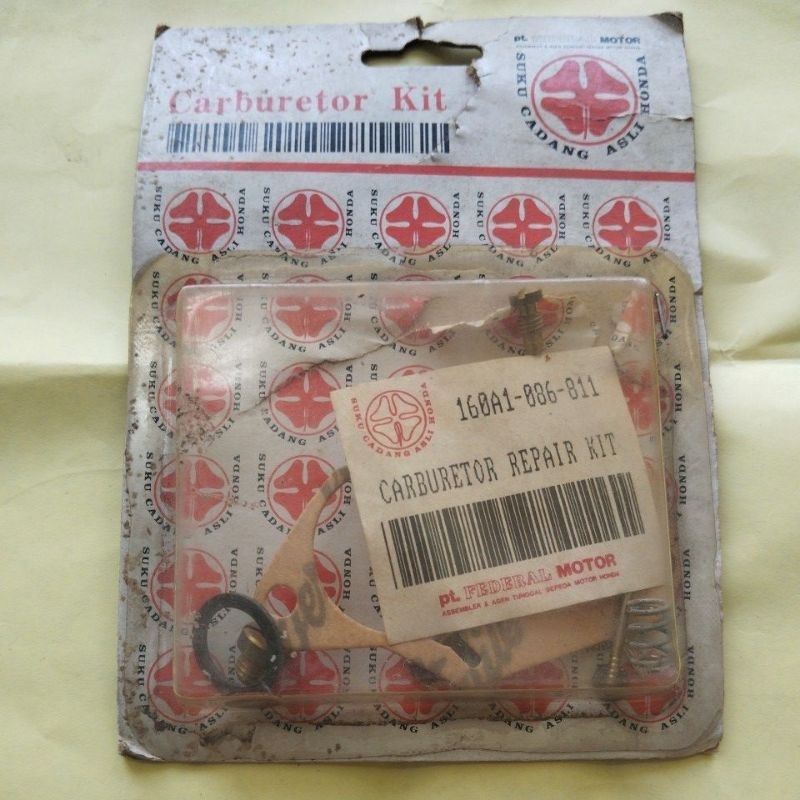 Jual 160A1 086 811 original astra federal motor ahm nos stok lama repair kit spuyer pilot main ...