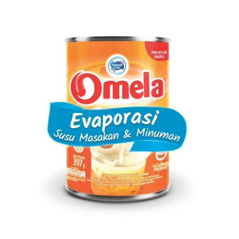 Jual omela susu evaporasi 386 gram/susu cream cair pengganti santan ...