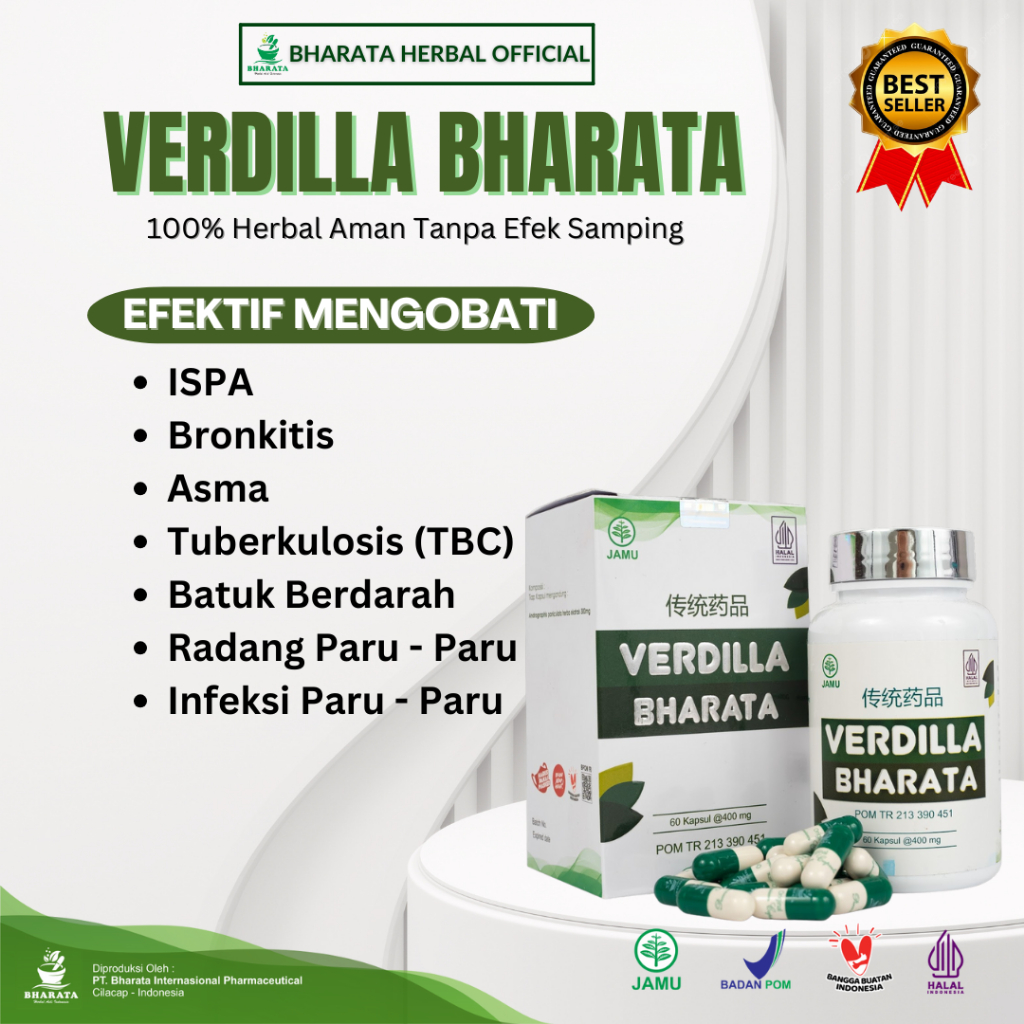 Jual Verdilla Bharata Obat Paru Paru TBC Asma Batuk Berdarah Infeksi ...