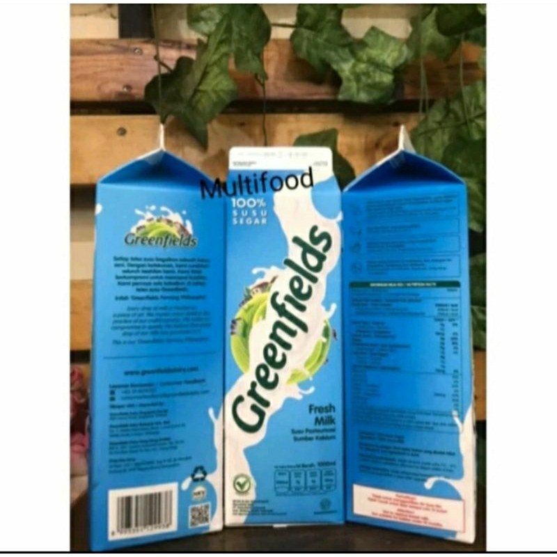 Jual Susu fresh milk Greenfields 1 liter / susu greenfields Murah 1000ml | Shopee Indonesia