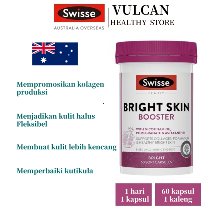 Jual Swisse Beauty BRIGHT SKIN BOOSTER 60 Soft Capsules skin regeneration atau swisse radiant ...
