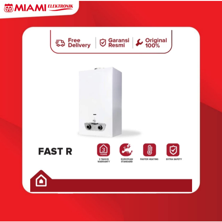 Jual Ariston Gas Water Heater Fast R ONM 5 / Pemanas Air Gas LPG Fast R ...