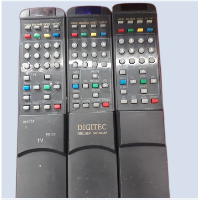 Jual Remote Control TV Tabung Digitec Inteligen Controller Original ...
