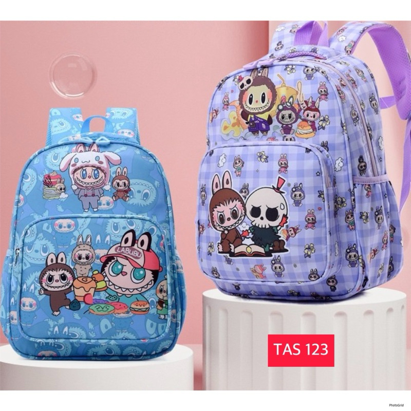 Jual TAS 123 | TAS RANSEL LABUBU | BACKPACK LABUBU VIRAL | TAS TK - KELAS 2 SD | Shopee Indonesia