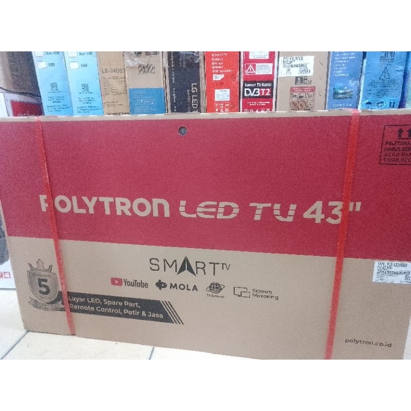 Jual Polytron LED TV 43 inch Smart PLD 43CV8869(best seller) | Shopee ...