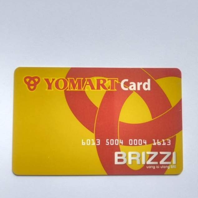 Jual KARTU BRIZZI BRI ORIGINAL CARD EDISI YOMART CARD | Shopee Indonesia