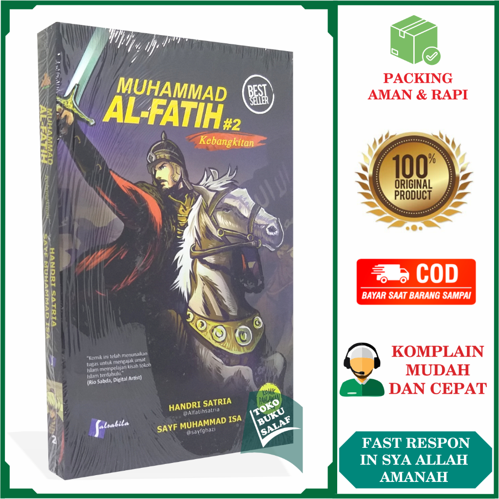 Jual Komik Muhammad Al-Fatih Jilid 2 ORIGINAL Kebangkitan Buku Anak Al ...