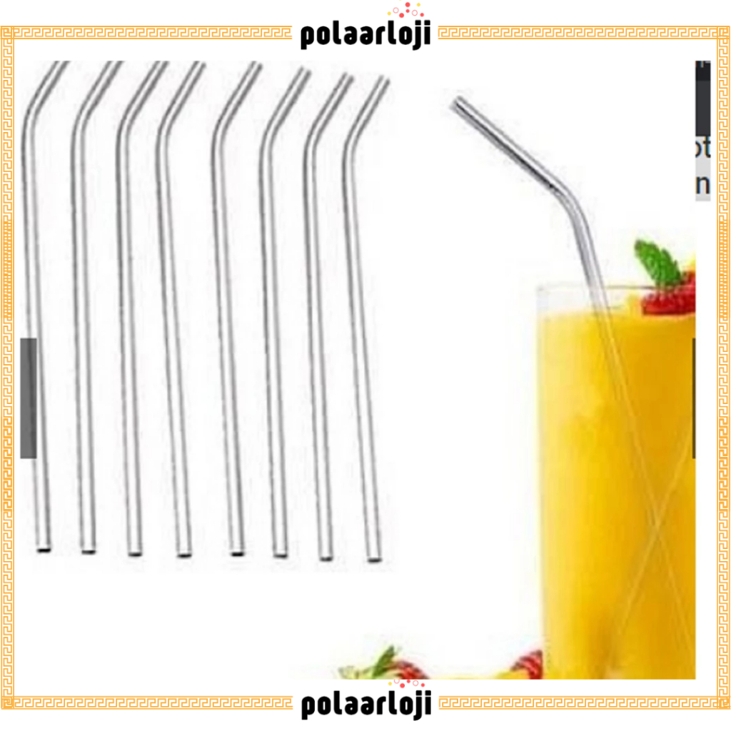 Jual PA Sedotan Stainless Sedotan Besi Metal Reusable Ramah Lingkungan ...