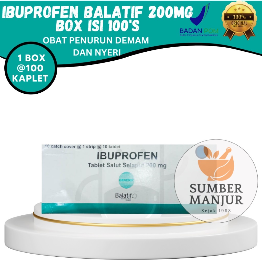 Jual IBUPROFEN NOVA 200MG BOX - OBAT PENURUN DEMAM DAN NYERI | Shopee ...