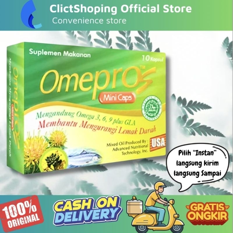 Jual OMEPROS MINI CAPS 10 Kapsul Mengurangi Lemak Darah | Shopee Indonesia