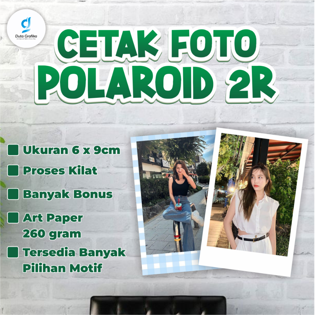 Jual CETAK FOTO Polaroid GLOSSY 2R 6x9cm (Kertas Tebal + Mengkilap) | Shopee Indonesia