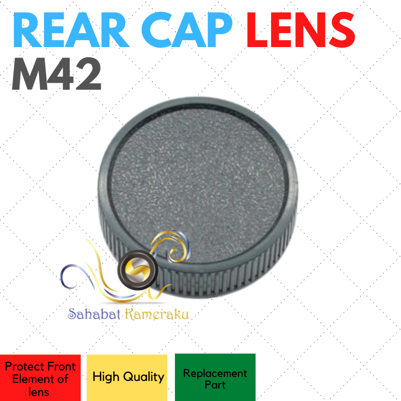 Jual Tutup Lens Rear Cap Belakang Lensa M42 42mm ZENIT, HELIOS, CARL ...