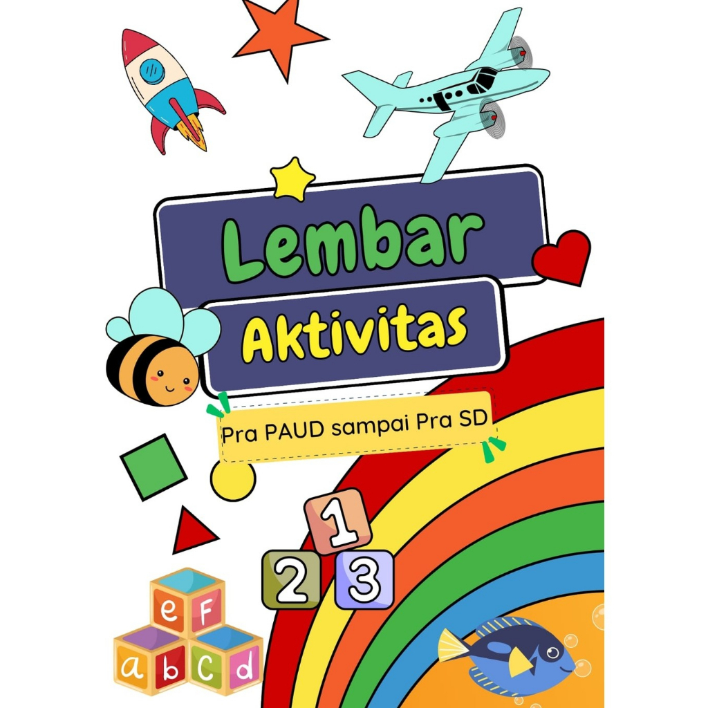 Jual Lembar aktivitas anak pra paud sampai pra sd / Printable worksheet ...