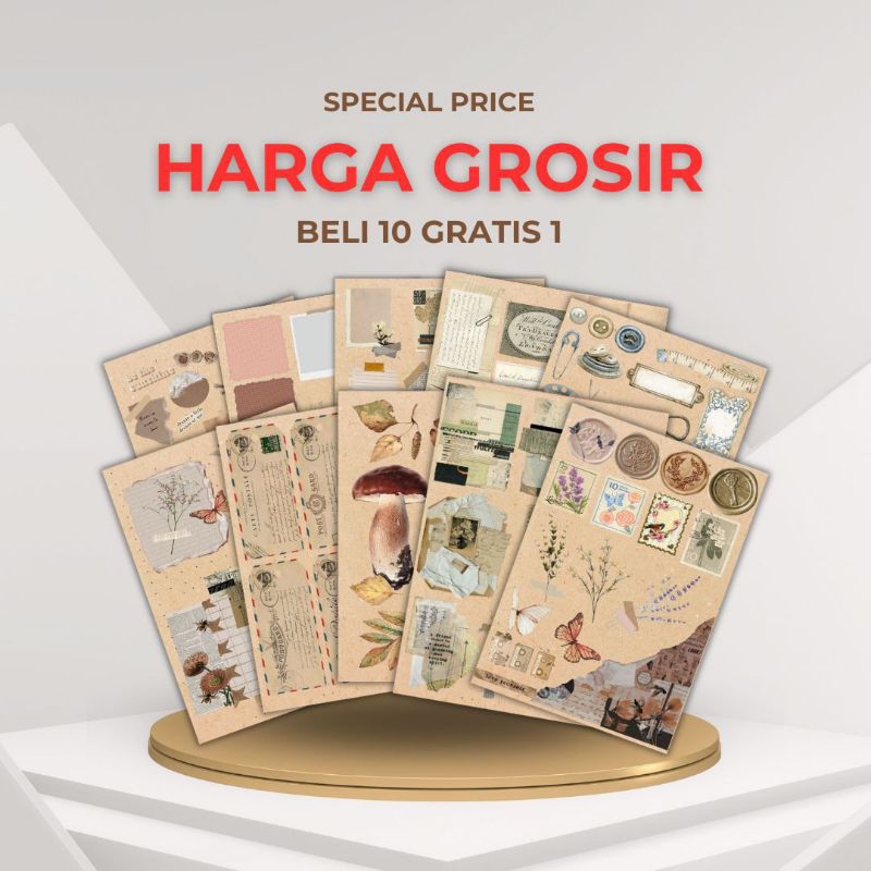 Jual Sticker Craft Aesthetic GROSIR Stiker Sticker Aesthetic Sticker ...