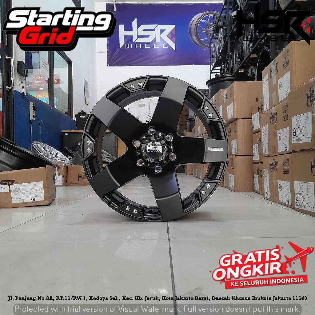 Jual Jual Tukar Tambah Velg Mobil Racing Hsr R18 Untuk Pajero, Fortuner ...