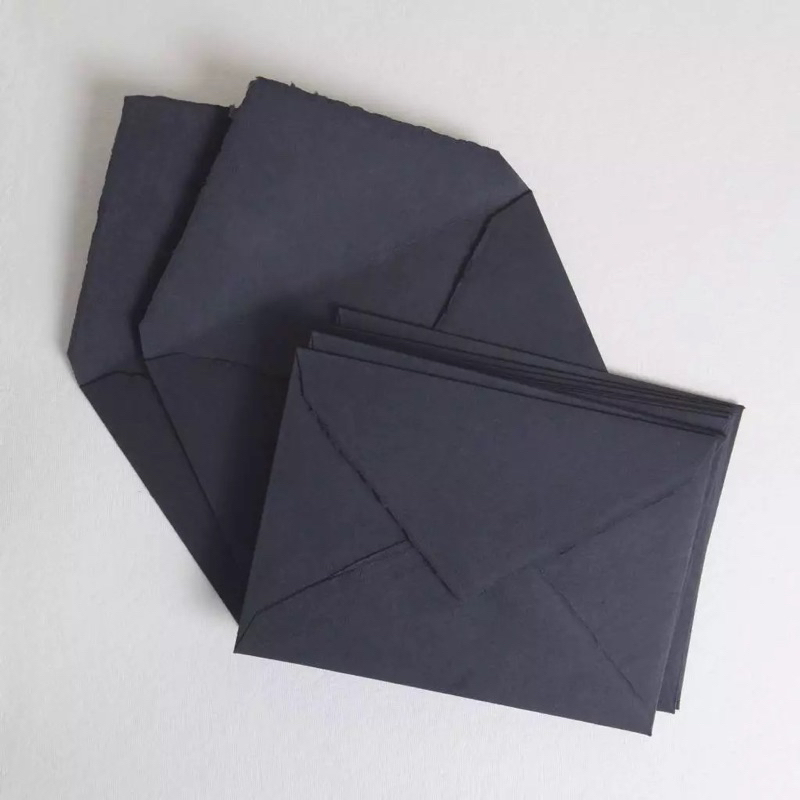 Jual AMPLOP HITAM/ AMPLOP A7/ AMPLOP UKURAN 11X8 CM/ AMPLOP ASTER BLACK ...