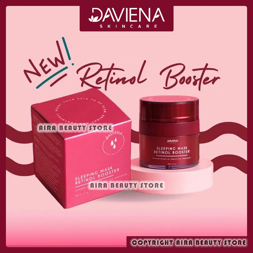 Jual RETINOL DAVIENA SKINCARE SLEEPING MASK ORIGINAL BPOM | Shopee ...