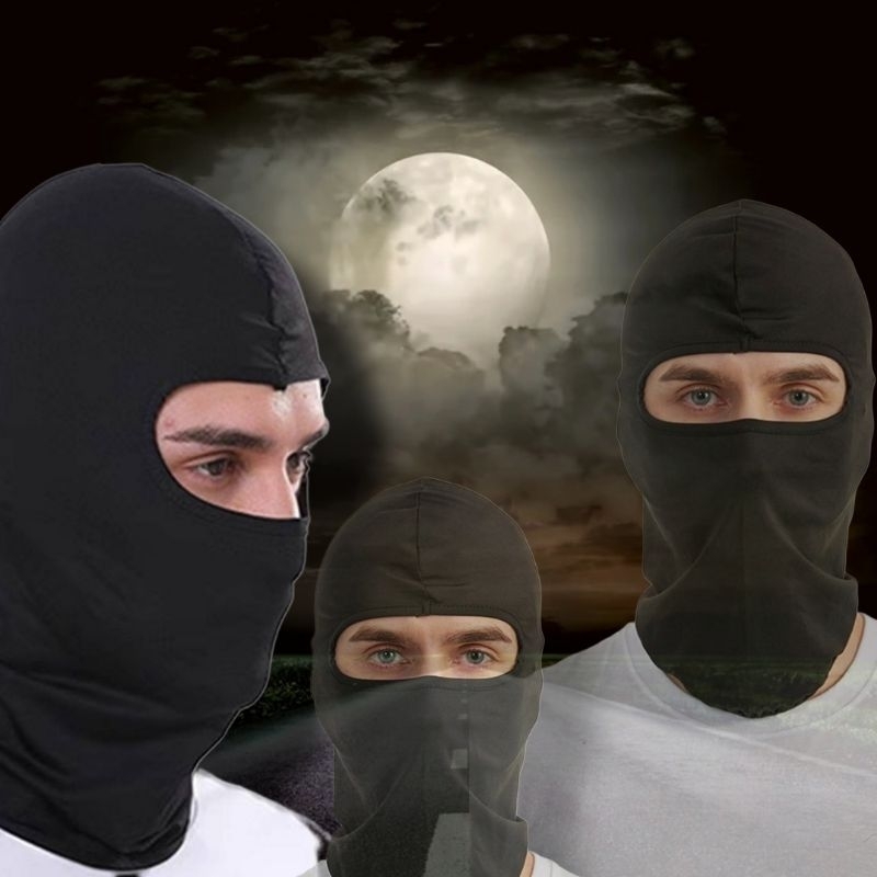 Jual Balaclava Masker Ninja Full Face Hitam | Shopee Indonesia