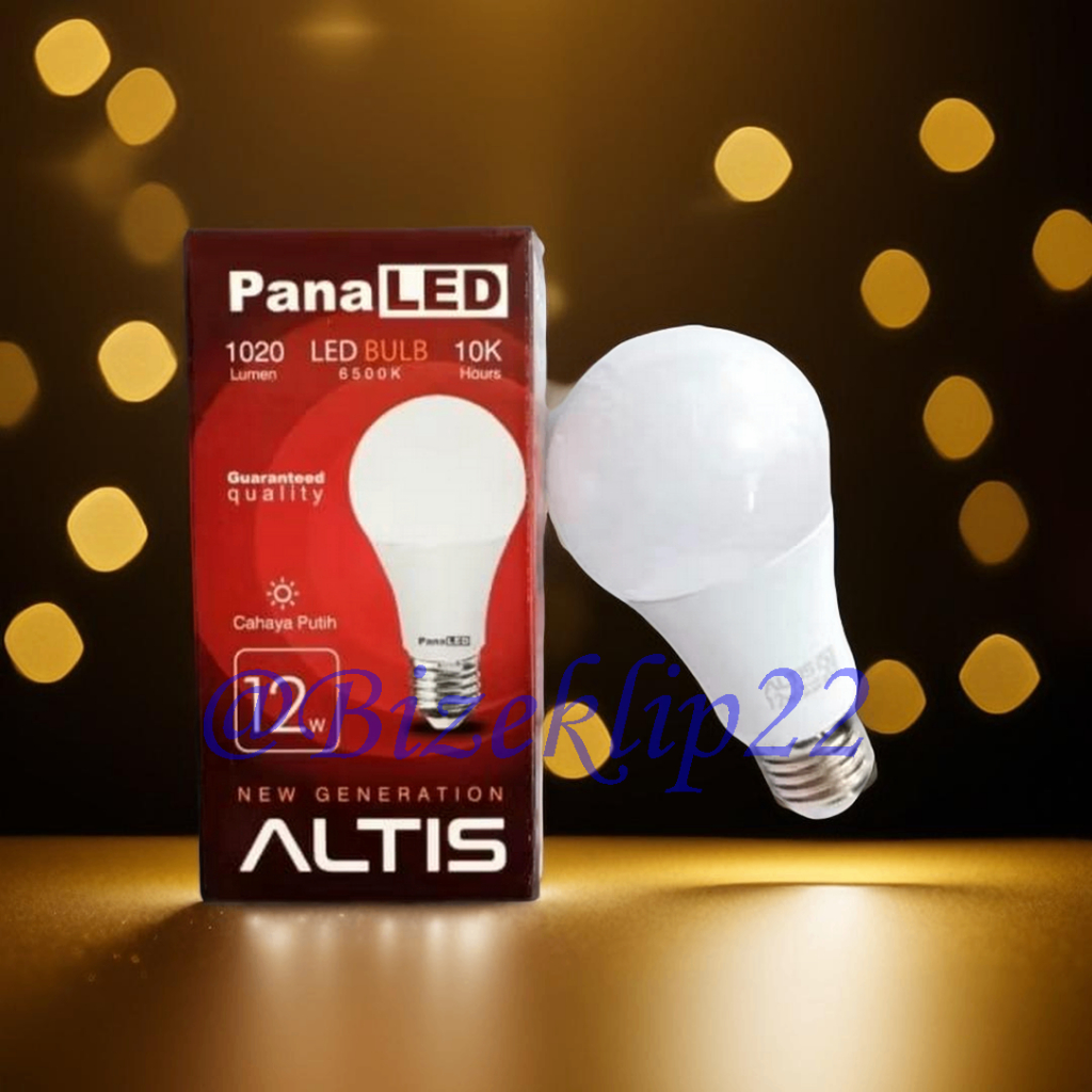Jual Bohlamp Lampu LED Bulb PanaLed Altis 12 Watt E27 220V 6500K Cool ...