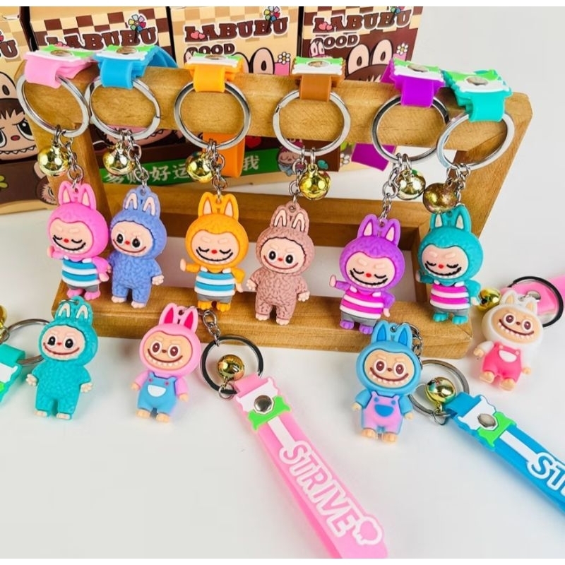 Jual Gantungan kunci LABUBU / gantungan karakter lucu / boneka labubu ...