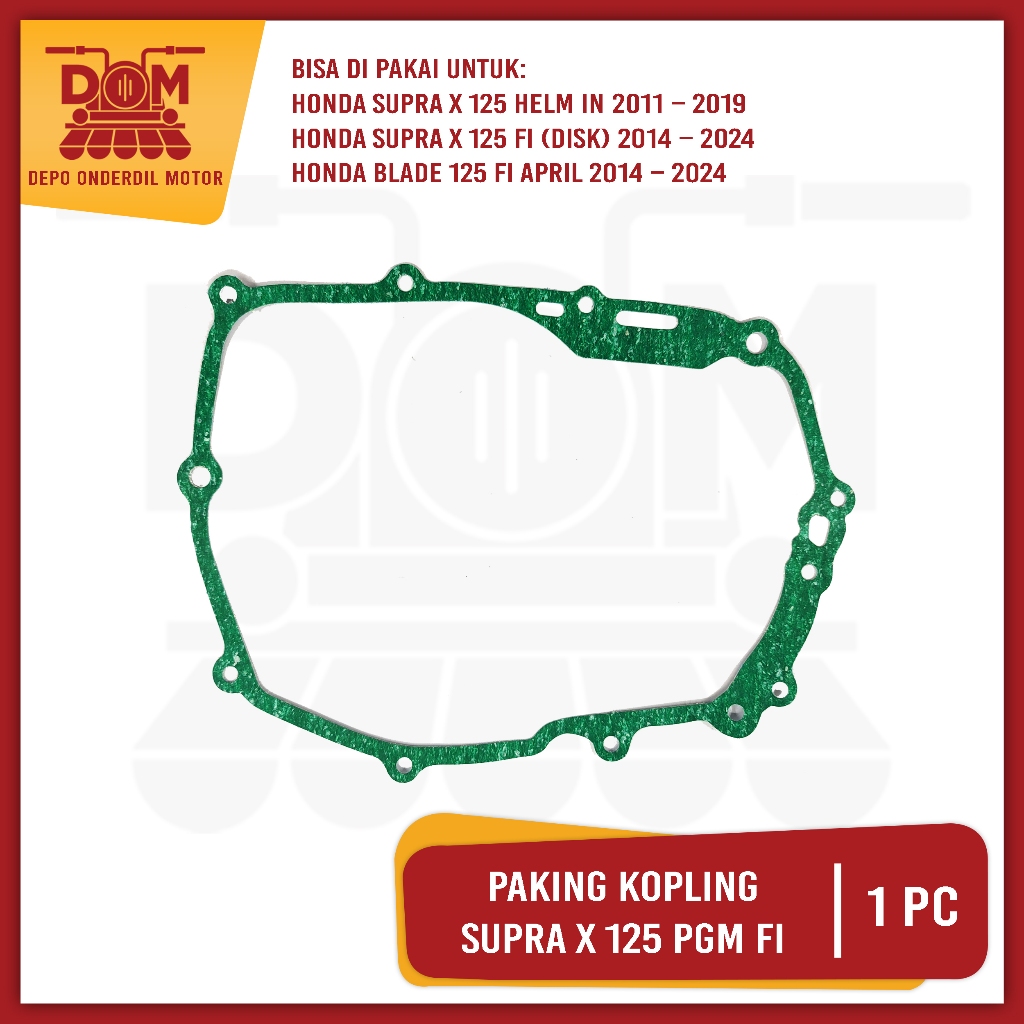 Jual Paking Kopling Supra X 125 PGM-FI (PSP) Packing AJS Pak Calter Kalter Gasket Bak Mesin ...