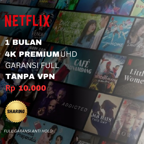 Jual Netflixxx Premium HD 4K 1 Bulan full garansii | Shopee Indonesia
