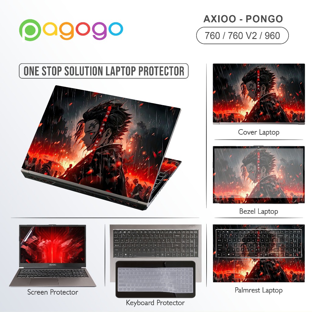 Jual Screen Guard Skin Keyboard Protector Garskin Stiker Laptop Axioo ...