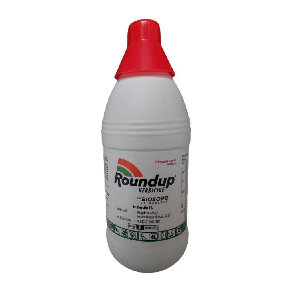 Jual Roundup 1 Liter Herbisida Nufarm Obat Gulma dan Rumput Liar ...