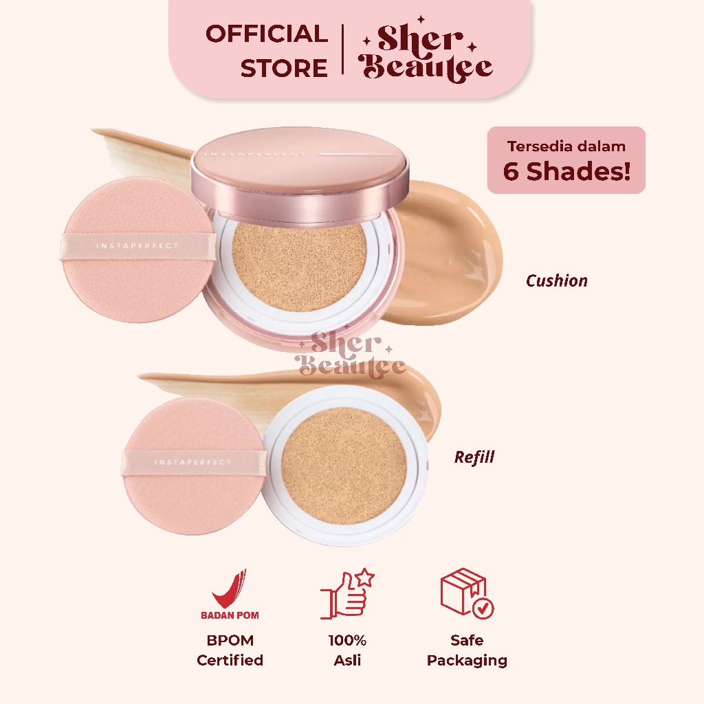 Jual [NEW SHADES!] Instaperfect Skincover Air Cushion | Refill 11g ...