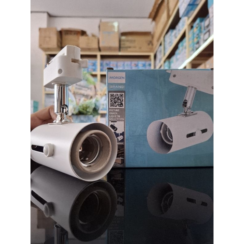 Jual LAMPU SOROT CAFE TRACKLIGHT FIXTURE T6 MORGEN HITAM PUTIH | Shopee ...