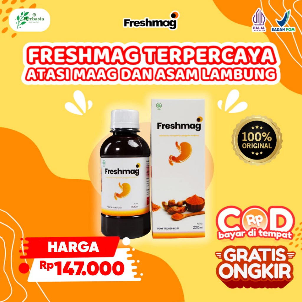 Jual Jual Freshmag Madu Herbal Sembuhkan Maag dan Asam Lambung, Meredakan Radang Pada Lambung ...