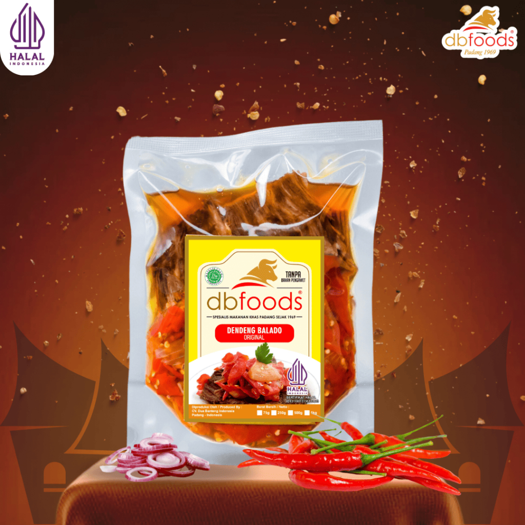 Jual DBFOODS Dendeng Balado 500g Siap Makan Praktis Asli Padang ...