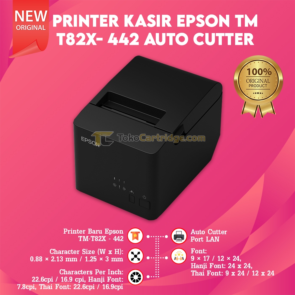 Jual Printer Thermal TM-T82x TMT82x TMT-82X Printer Kasir Auto Cutter ...