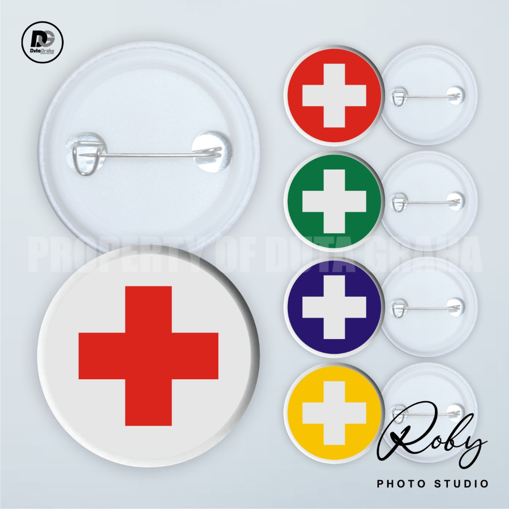 Jual [PIN PRESS] MEDIS P3K FIRST AID Pin Bros Aksesoris Souvenir PMI ...