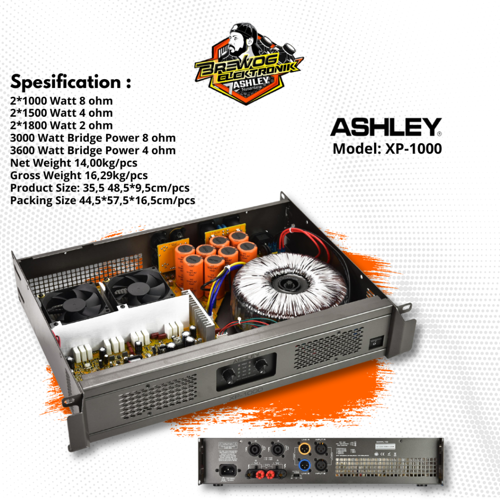 Jual ORIGINAL BREWOG ASHLEY NUSANTARA POWER ASHLEY XP1000 | Shopee ...