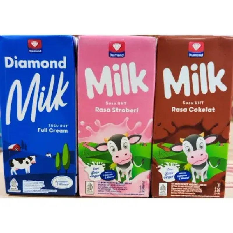 Jual Diamond UHT milk 200ml | Shopee Indonesia