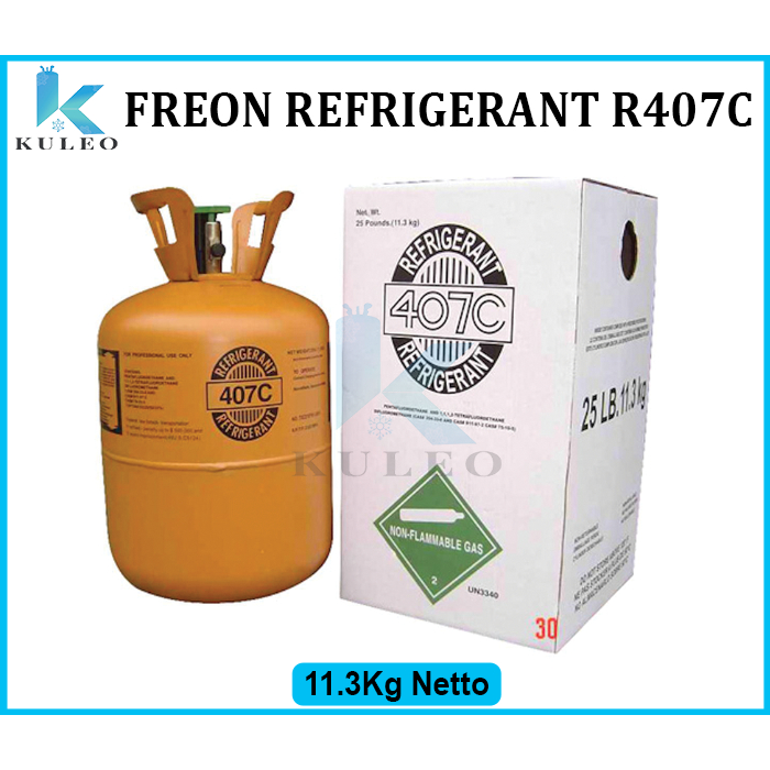 Jual Freon AC R407C REFRIGERANT 11,3 Kg / Freon Refrigerant R 407 | Shopee Indonesia